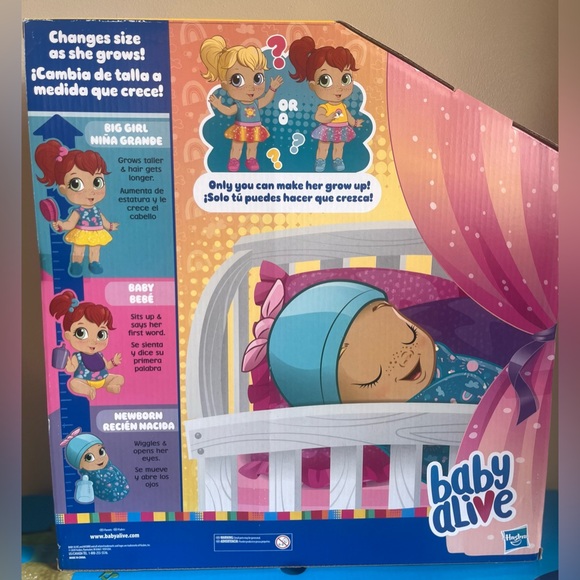 Baby Alive | Toys | Baby Alive Baby Grows Up New In Box Ages 3 English ...